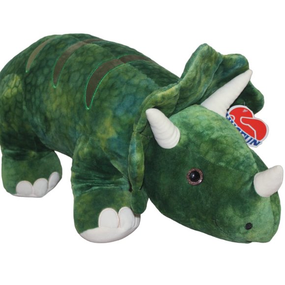 Hugfun | Toys | Hugfun Jumbo Large Plush Dinosaur Triceratops Green ...